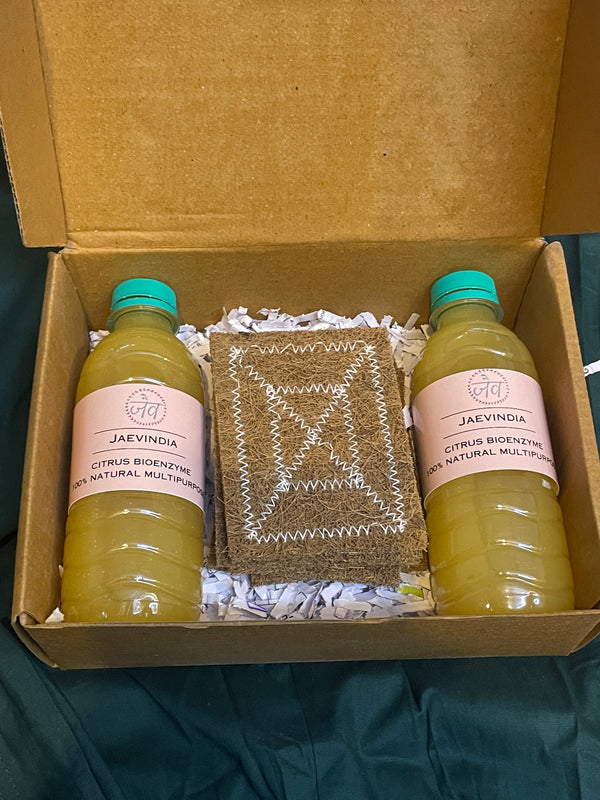 500 ml Citrus Bioenzyme with coir scrubber – Jaev India